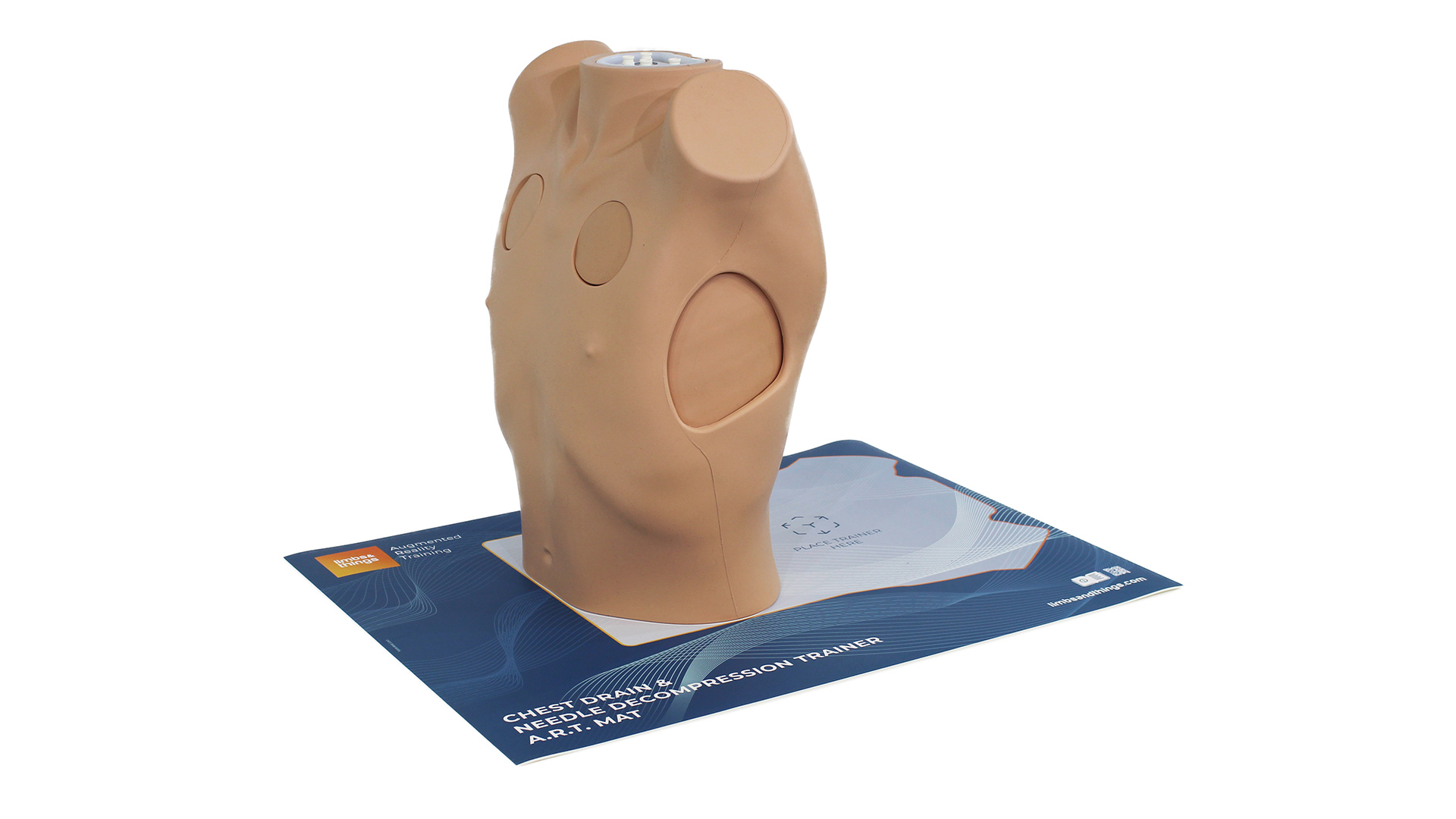 Chest Drain Augmented Reality Training Mat | Limbs & Things US