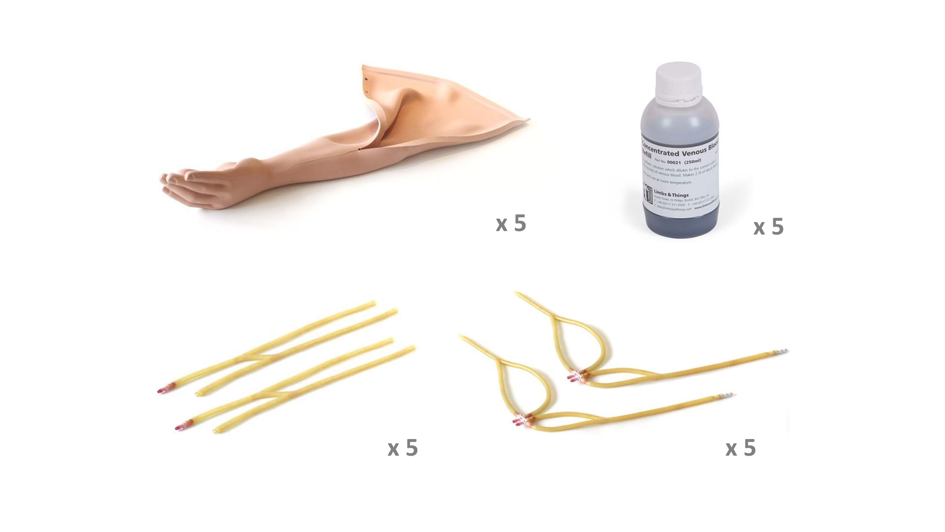 IV Arm Consumable Bundle (5 Arms) | Limbs & Things Global